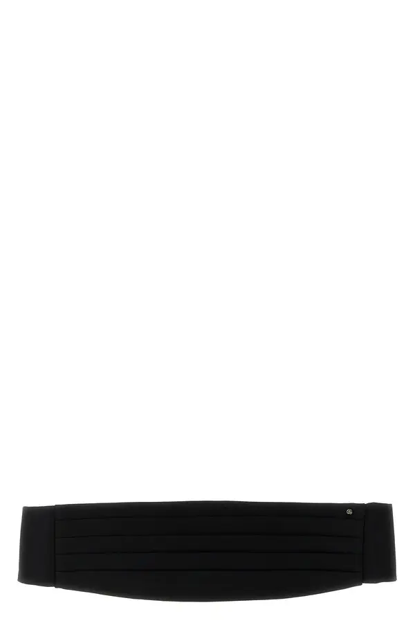 Gucci Doppia G' Tuxedo Headband - Black