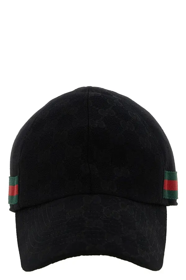 Gucci Gg Fabric Cap - Black