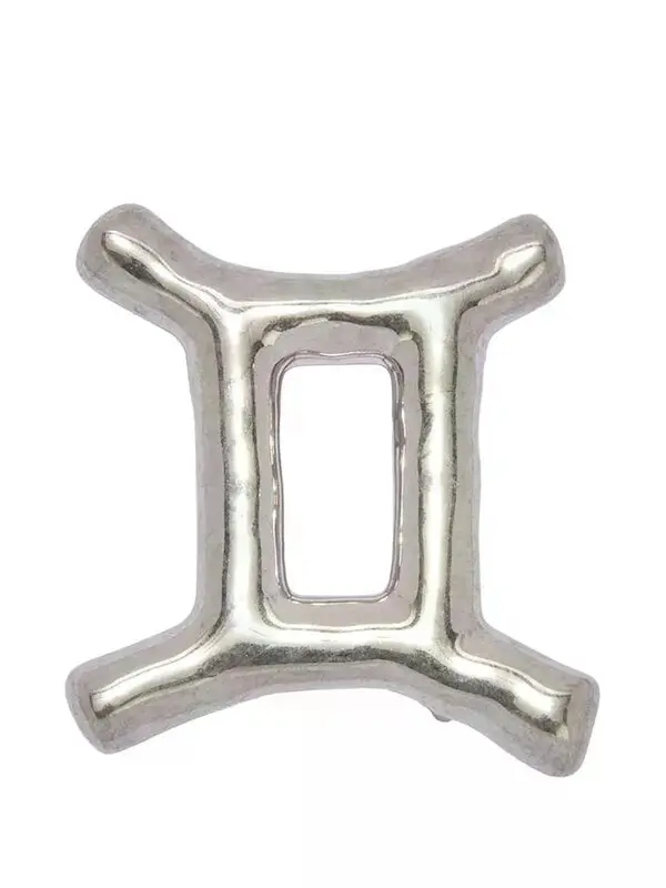 JIL SANDER Zodiac Gemini Buckle - Silver