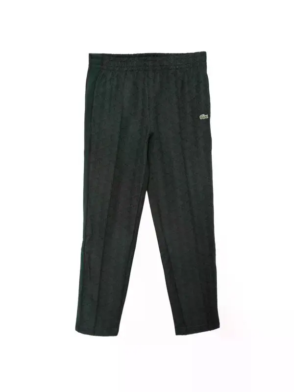 Lacoste Monogram-pattern Track Pants - Green