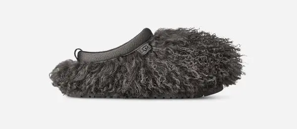UGG Tazz Fluff Momma Sheepskin Slippers - Grey