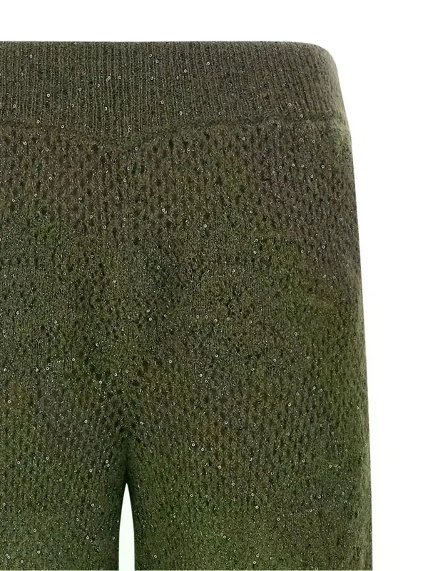 Brunello Cucinelli Lace-knit Trousers