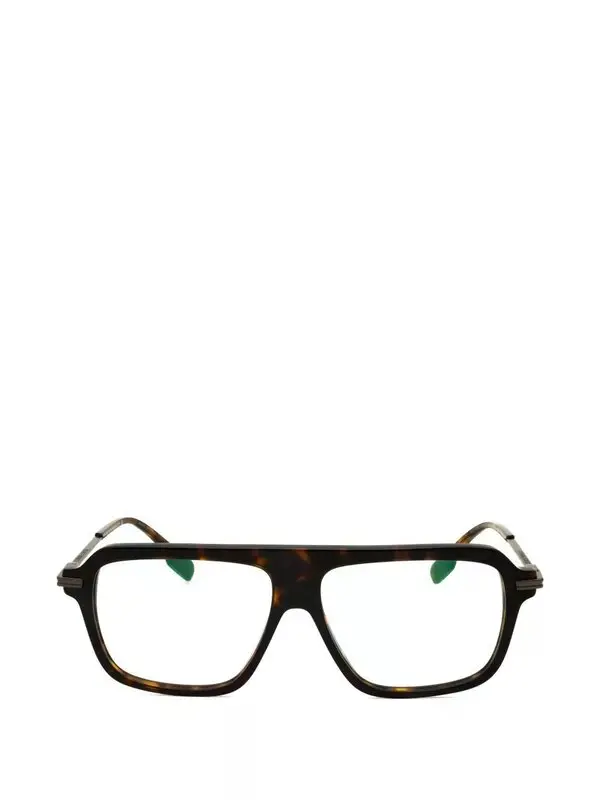 Canada Goose Tortoiseshell-effect Rectangle-frame Glasses - Brown