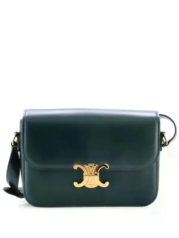 Celine Triomphe Shoulder Bag Smooth Calfskin Medium Crossbody Bag