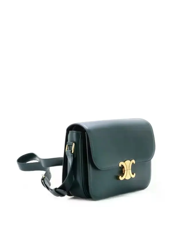 Celine Triomphe Shoulder Bag Smooth Calfskin Medium Crossbody Bag