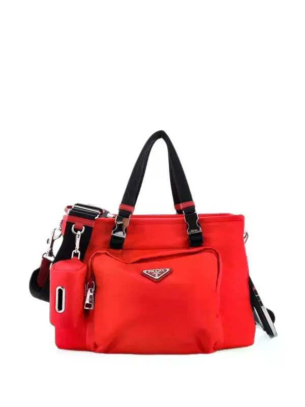Prada Convertible Pet Carrier Re-nylon With Mesh Satchel