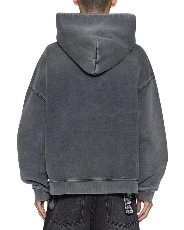 Ksubi Fade Cotton Shield Logo Hoodie