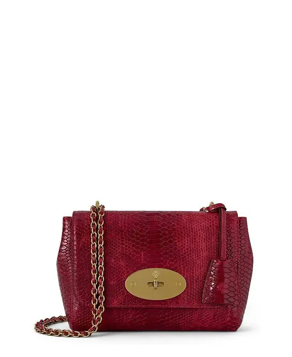 Mulberry Lily Shoulder Bag - Apple Red