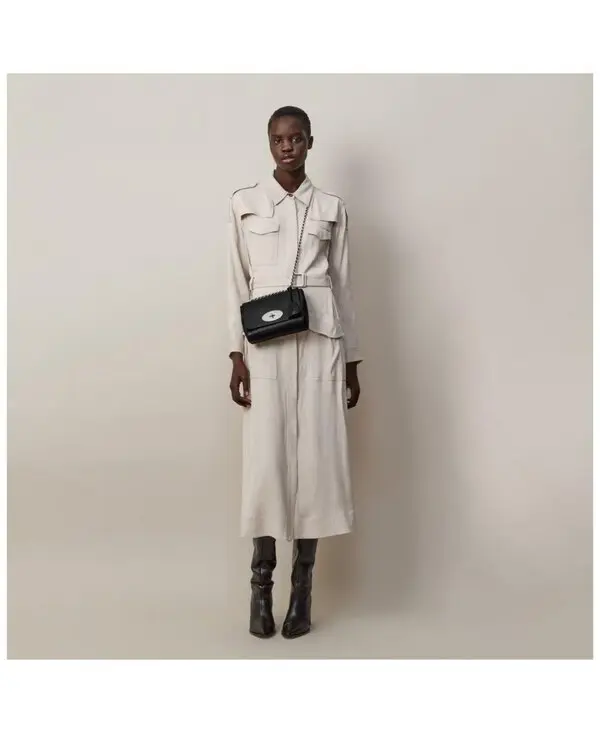 Mulberry Lily Shoulder Bag - Black-silver Toned