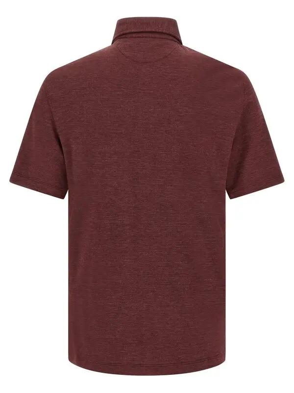 Brunello Cucinelli French Collar Polo Shirt