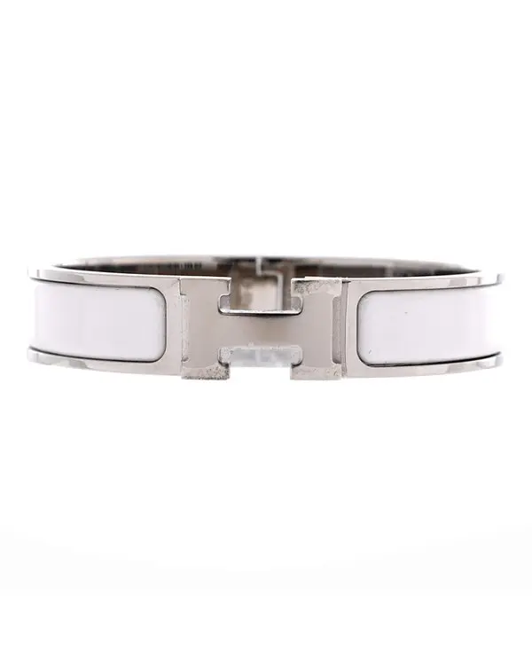 Hermès Narrow Clic H Bracelet - Enamel