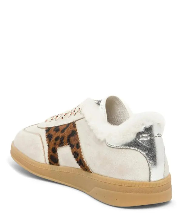 Santoni Leather Sneakers