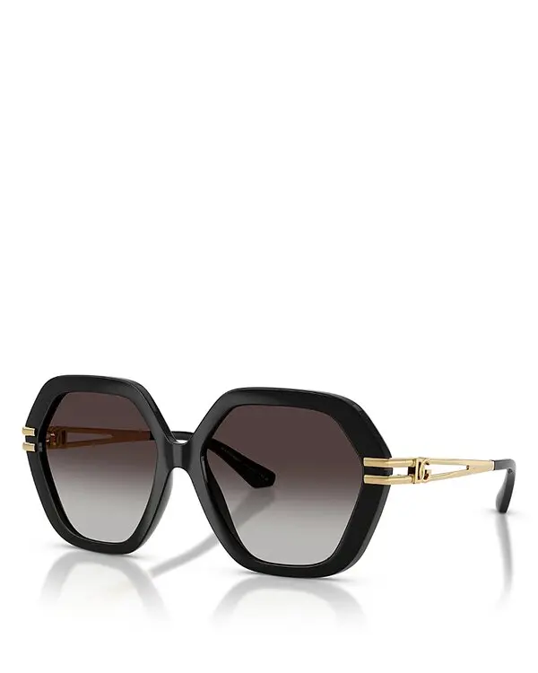 Dolce & Gabbana Geometric Sunglasses, 56mm
