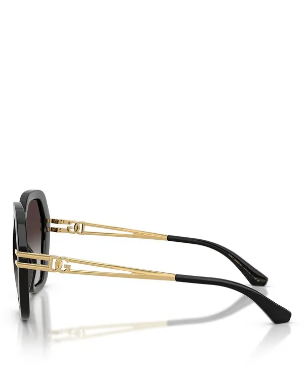 Dolce & Gabbana Geometric Sunglasses, 56mm