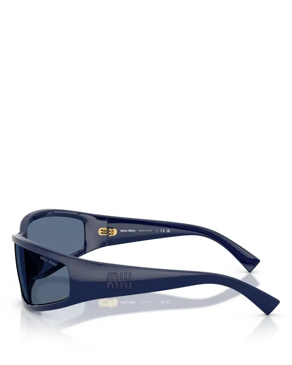 Miu Miu Wraparound Sunglasses, 69mm