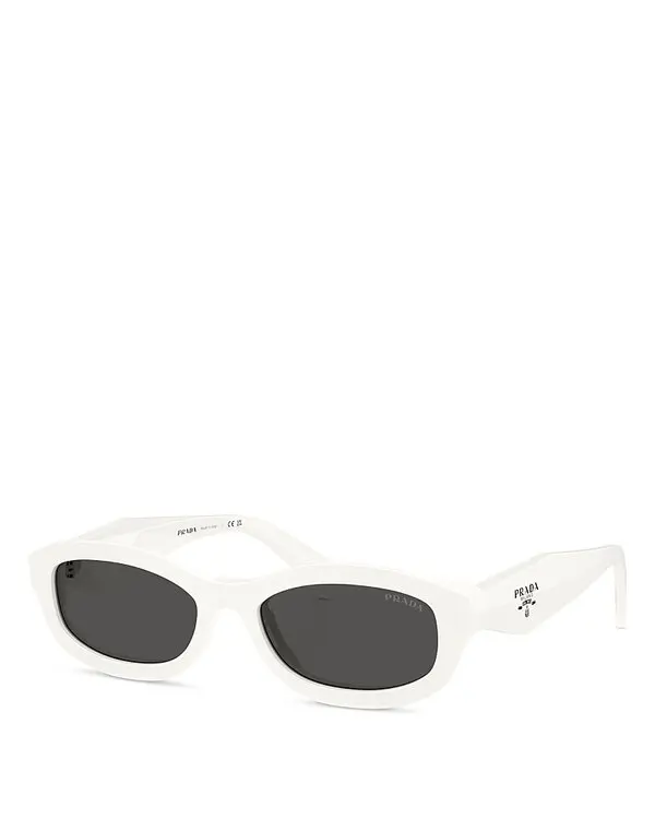 Prada Pillow Sunglasses, 54mm - Talc