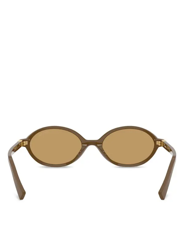 Miu Miu Oval Sunglasses, 50mm