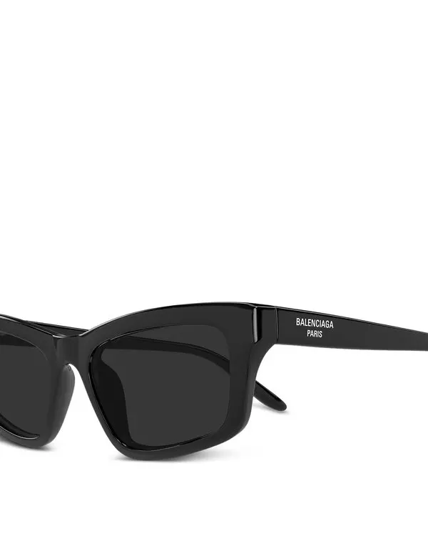 Balenciaga Cat Eye Sunglasses, 56mm - Black