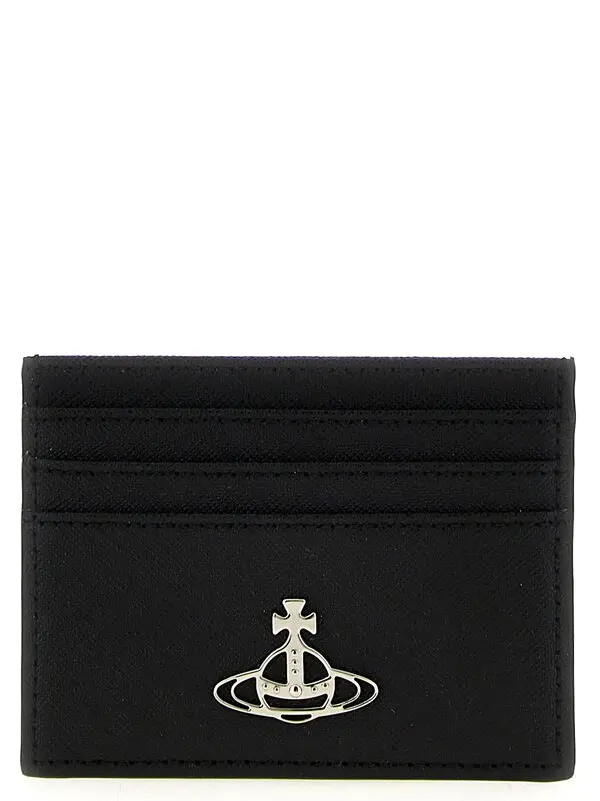 VIVIENNE WESTWOOD Logo Card Holder - Black