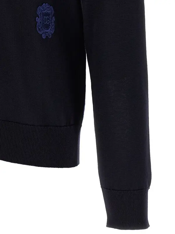 Dolce & Gabbana Virgin Wool Polo Shirt