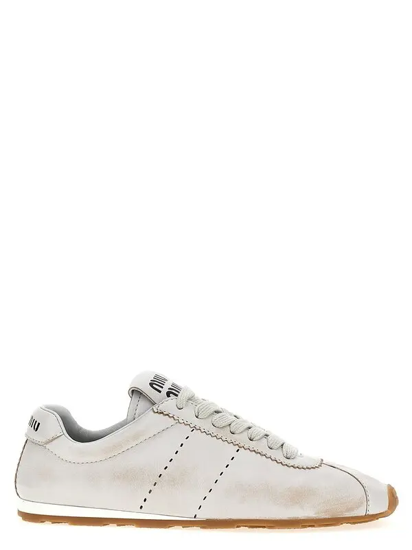 Miu Miu Plume' Sneakers - White