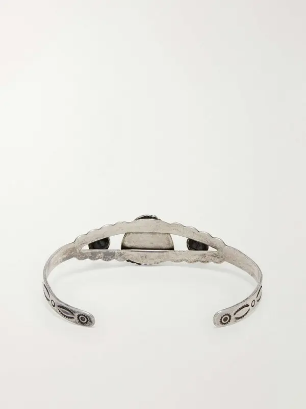 FOUNDWELL Vintage 1960s Sterling Turquoise Bracelet