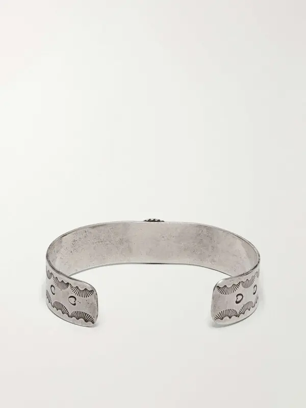 FOUNDWELL Vintage 1970s Sterling Turquoise Bracelet