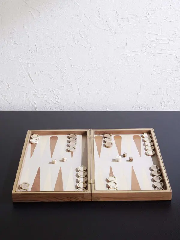 Brunello Cucinelli Backgammon Wood Set