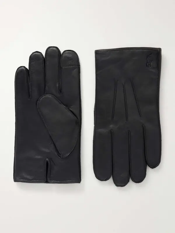 Polo Ralph Lauren Logo-debossed Leather Gloves