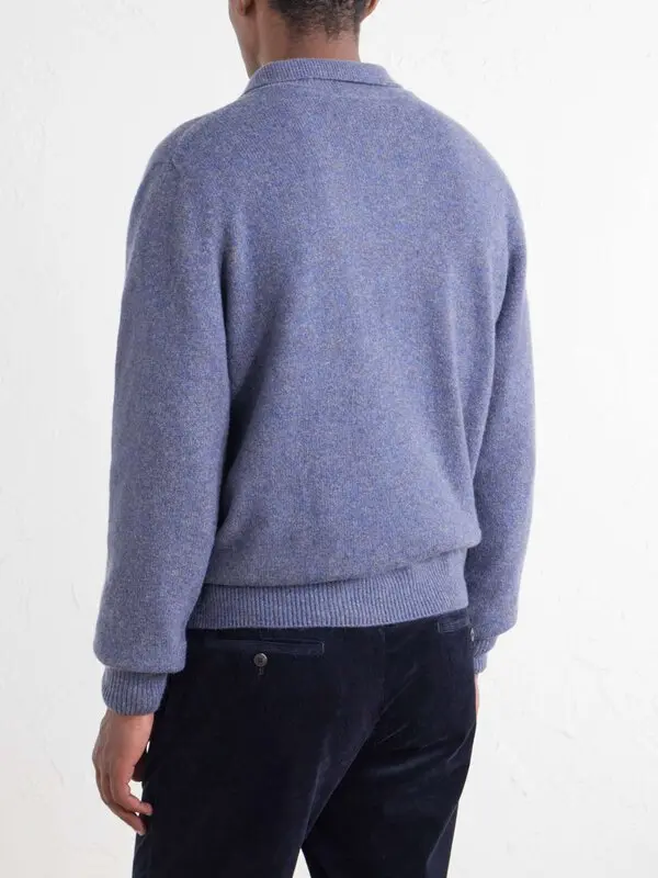 Sunspel Wool Polo Shirt