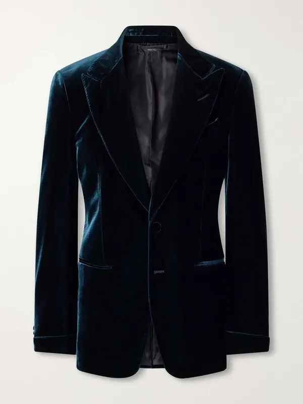TOM FORD Shelton Velvet Tuxedo Jacket