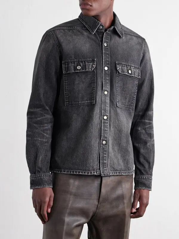 Rick Owens Denim Overshirt