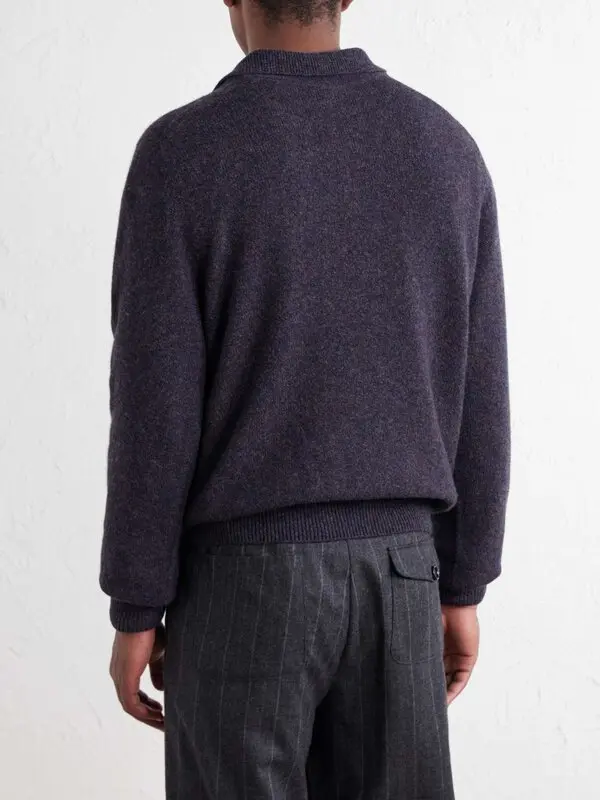 Sunspel Wool Polo Shirt
