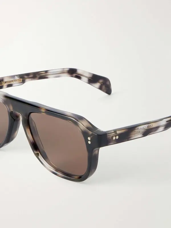 CUTLER AND GROSS Gr14 Aviator-style Acetate Sunglasses