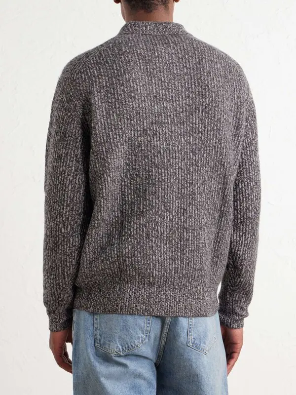 Hartford Marl Wool And Cashmere-blend Polo Shirt