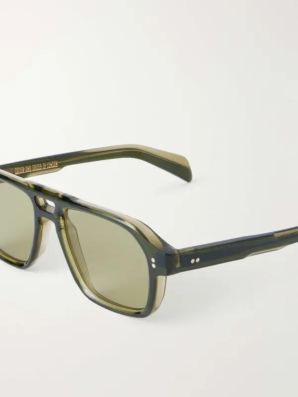 CUTLER AND GROSS Gr15 Aviator-style Acetate Sunglasses