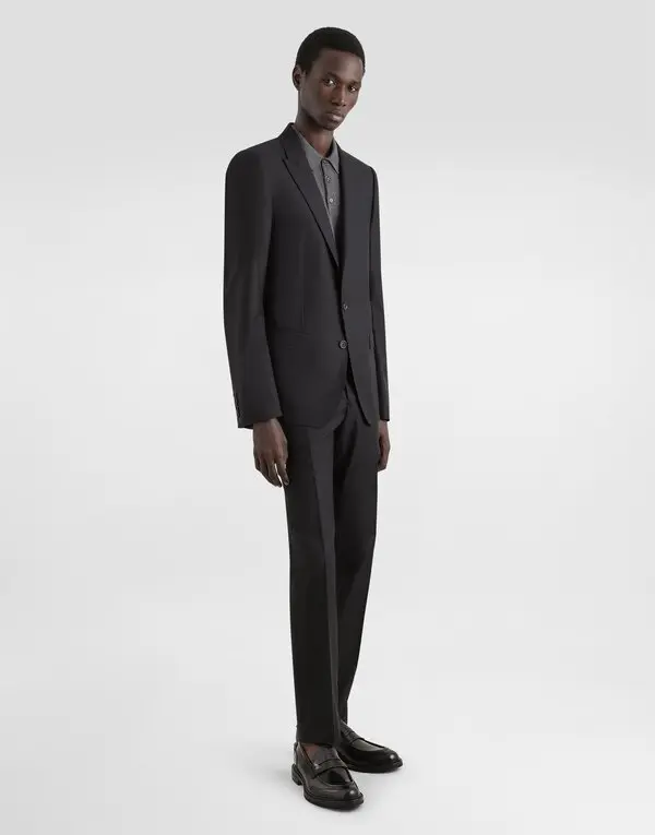 Dolce & Gabbana Wool Polo-shirt With Branded Tag