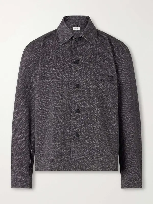 LEMAIRE Printed Cotton-twill Overshirt