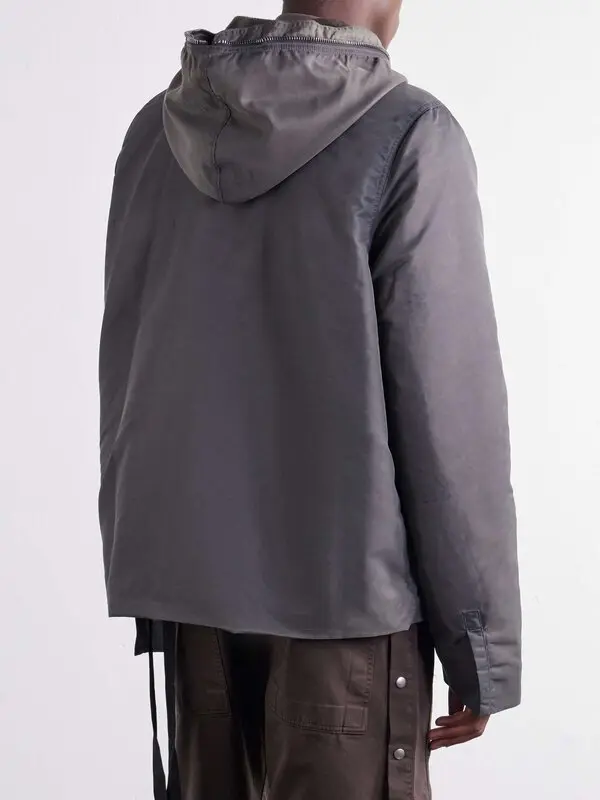 Rick Owens Gimp Shell Hooded Jacket