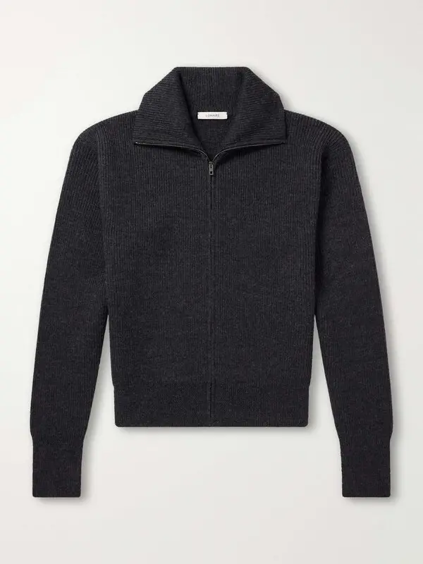 LEMAIRE Wool Zip-up Cardigan