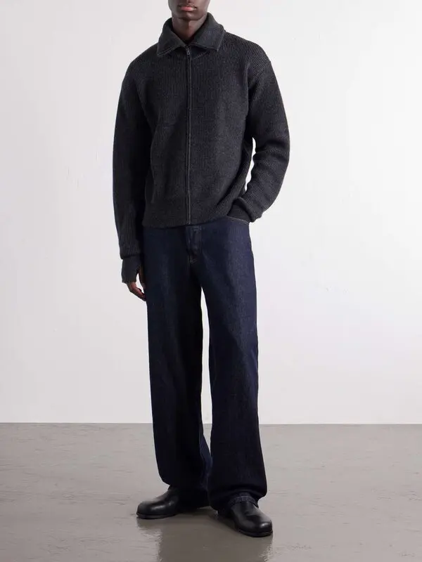LEMAIRE Wool Zip-up Cardigan