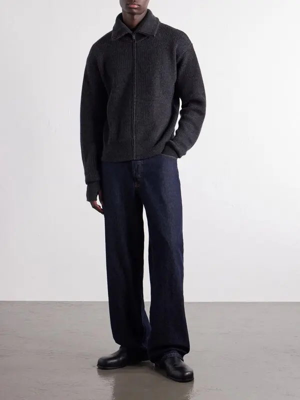 LEMAIRE Wool Zip-up Cardigan
