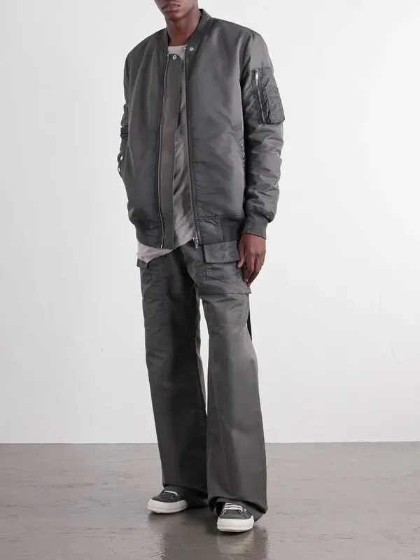 Rick Owens Classic Flight Padded Shell Bomber Jacket