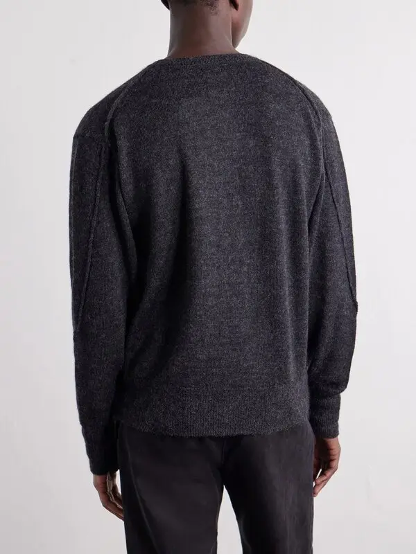 YOKE Alpaca Sweater - Gray