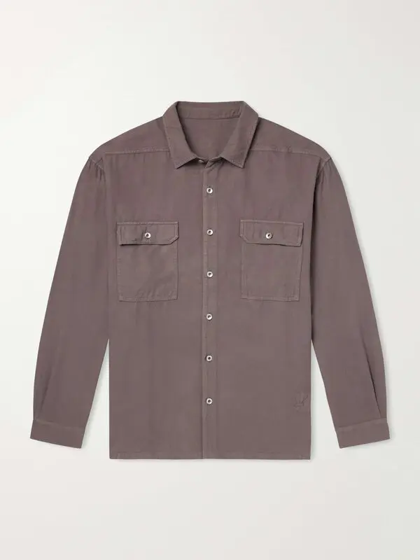 Rick Owens Jumbo Cotton-twill Shirt
