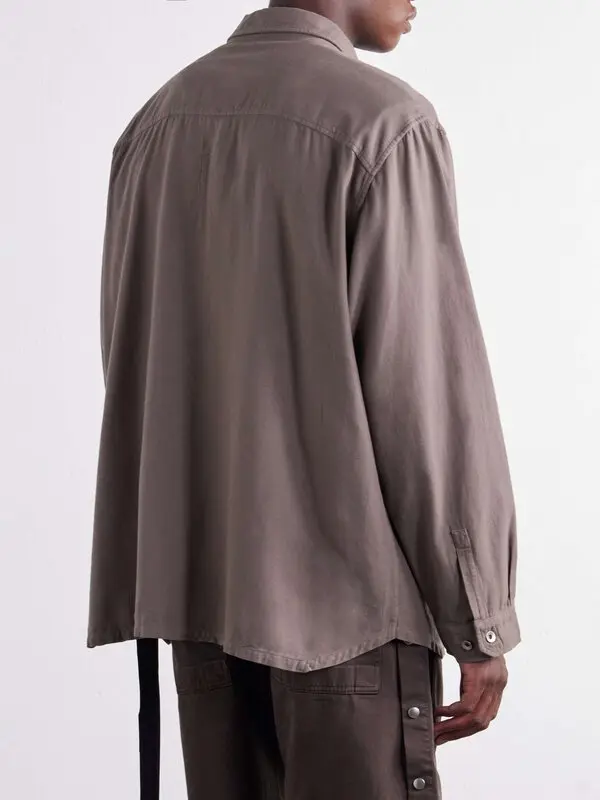 Rick Owens Jumbo Cotton-twill Shirt