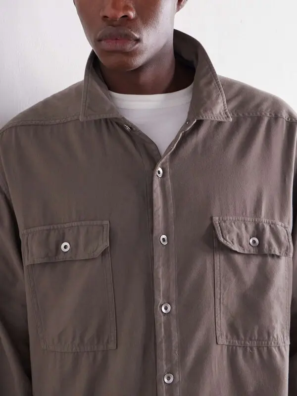 Rick Owens Jumbo Cotton-twill Shirt