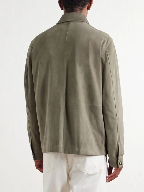 Frescobol Carioca Ravi Suede Jacket
