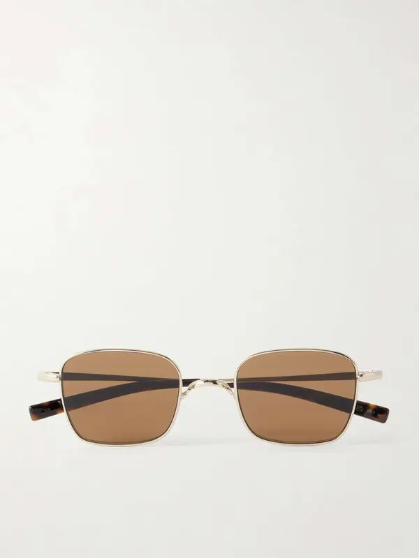 Saint Laurent Sl 949 Square-frame -tone Titanium And Acetate Sunglasses