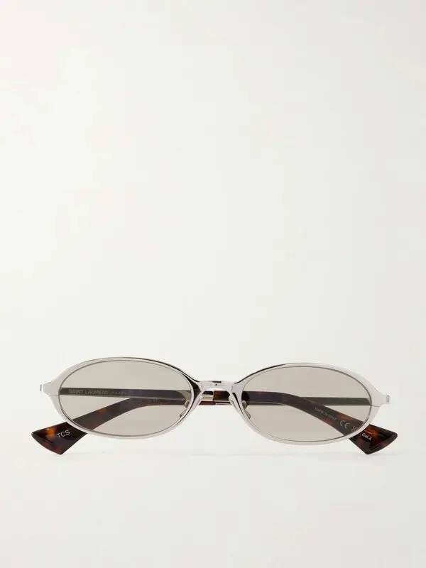 Saint Laurent Sl 935 Round-frame -tone Sunglasses